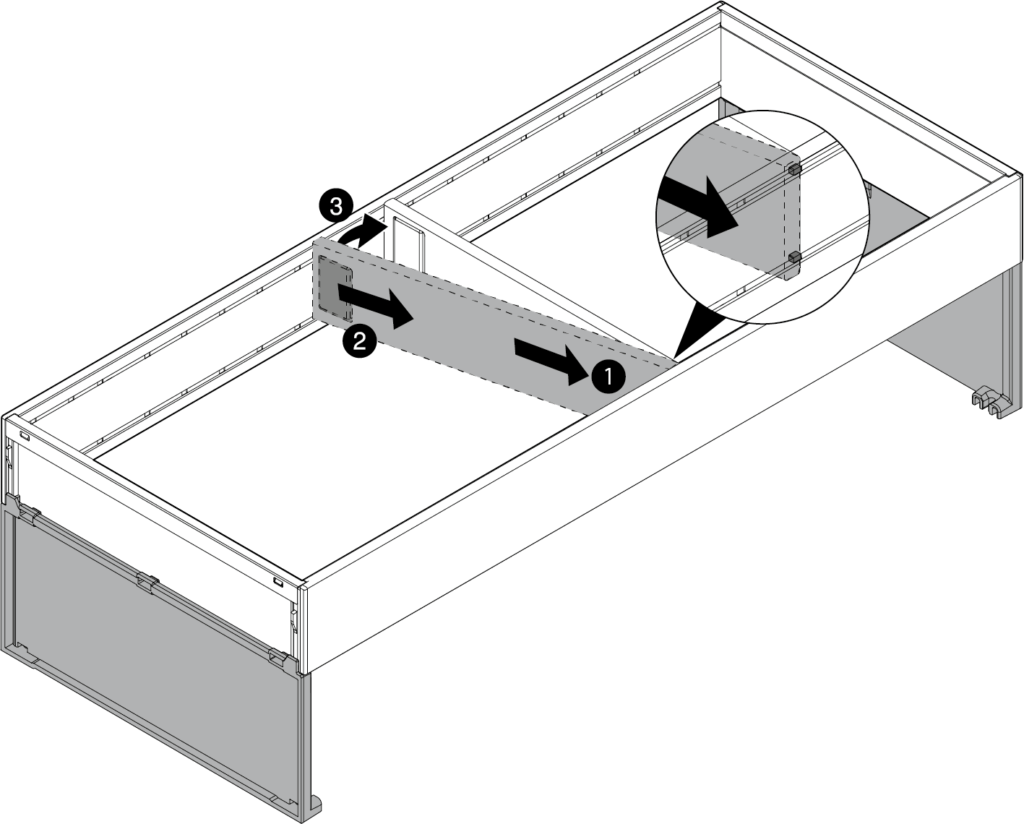 Frame concept for inner division – Blum EASY ASSEMBLY Blog