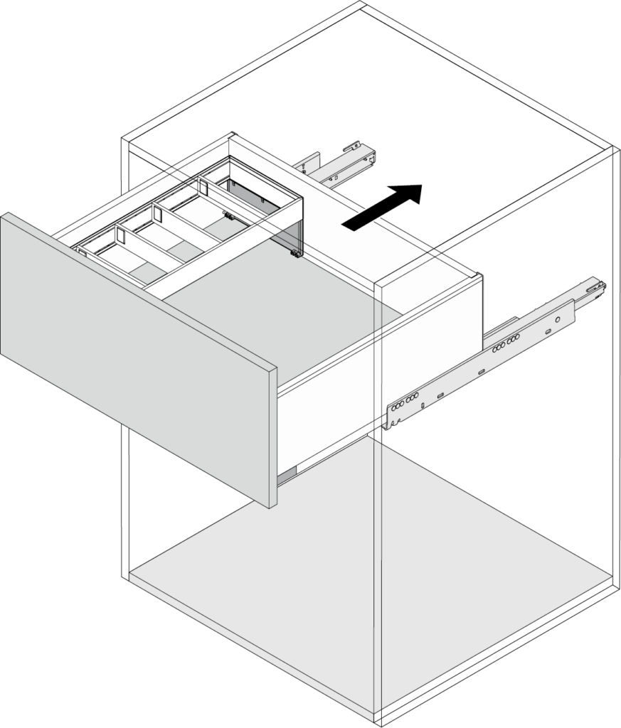Frame concept for inner division – Blum EASY ASSEMBLY Blog