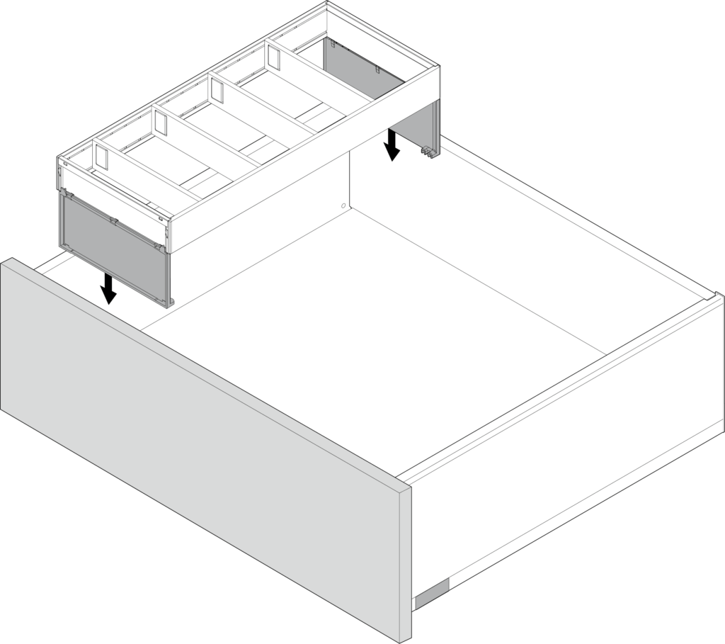 Frame concept for inner division – Blum EASY ASSEMBLY Blog